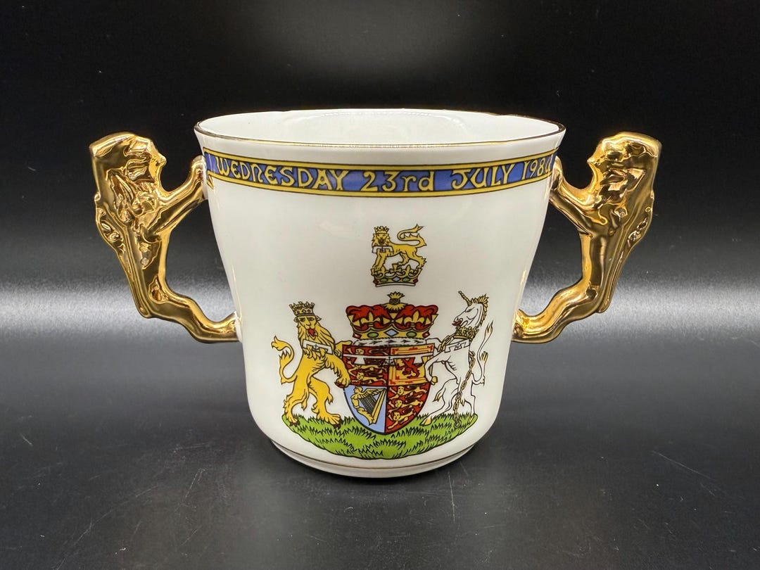 Paragon Marriage of Prince Andrew and Sarah Ferguson Loving Cup Bone ...
