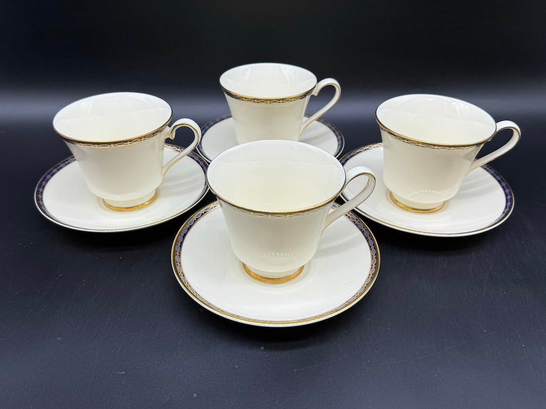 Minton St James Tea Cup Saucer Sets (set of 4)bone China England - Etsy