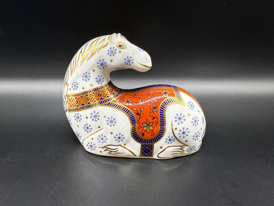 Royal Crown Derby Horse Paperweight Bone China England No Stopper - Etsy