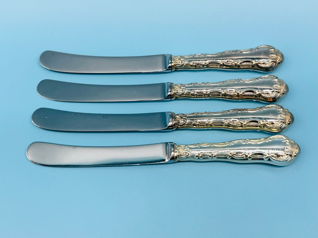 Birks Regency Plate Louis De France 6 3/4" Butter Knives(set of 4 ...
