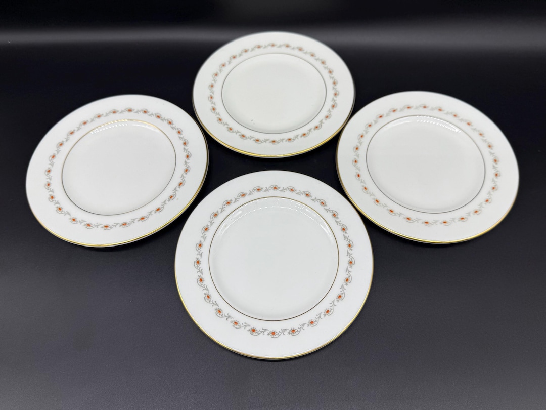 Coalport Harrington Bread Butter Plates (set of 4) Bone China England ...