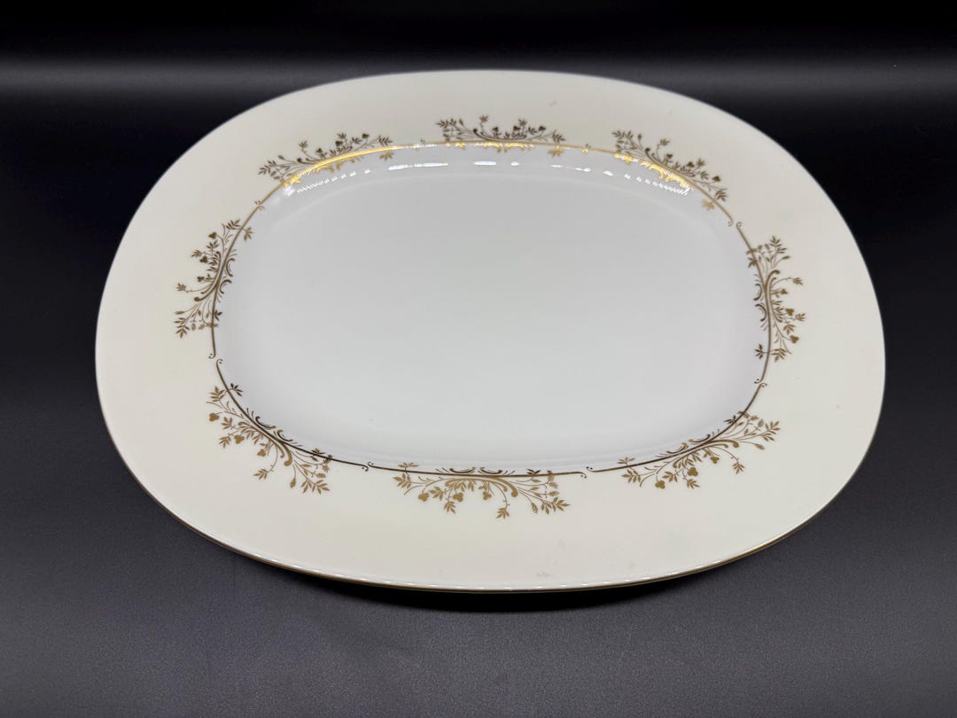 Minton Gold Pandora 14 1/2" Oval Serving Platter Bone China England - Etsy