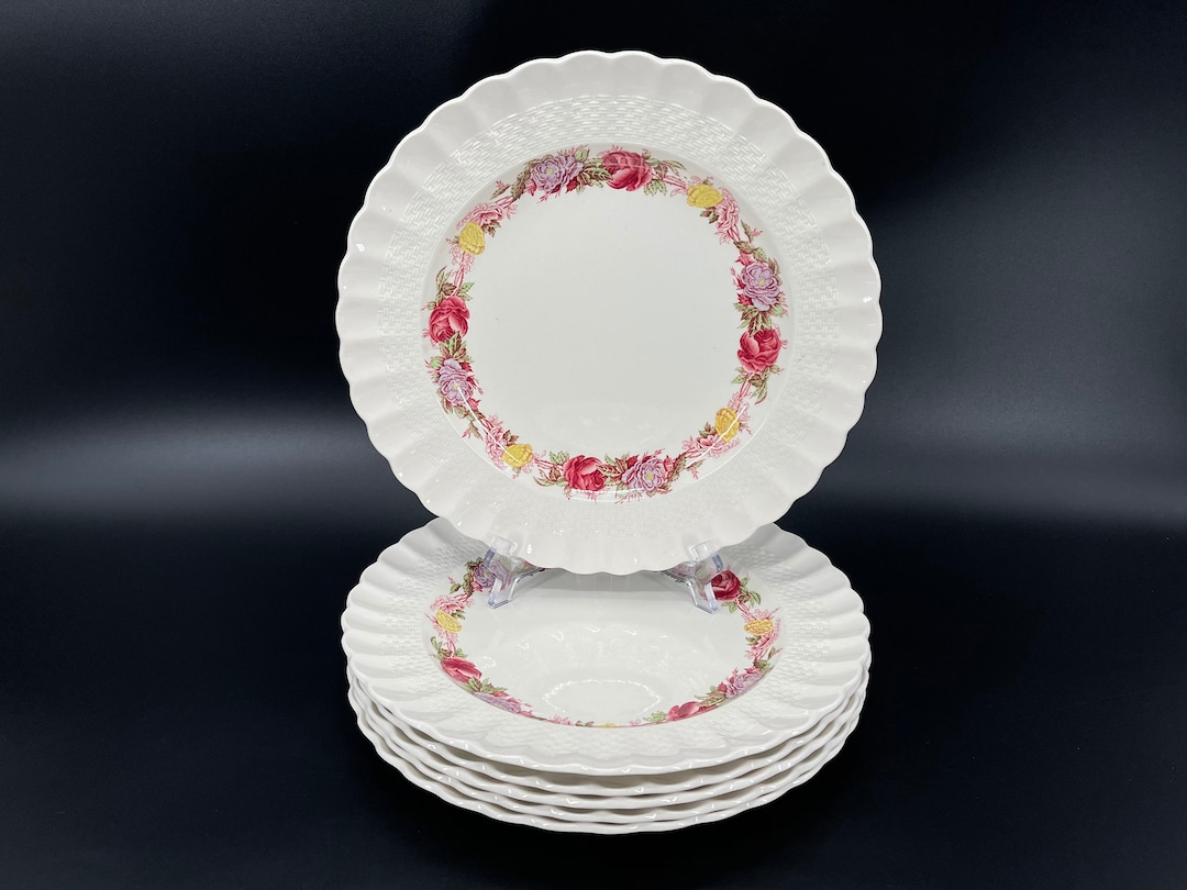 Spode Copeland Rose Briar Dinner Plate X 6 England - Etsy