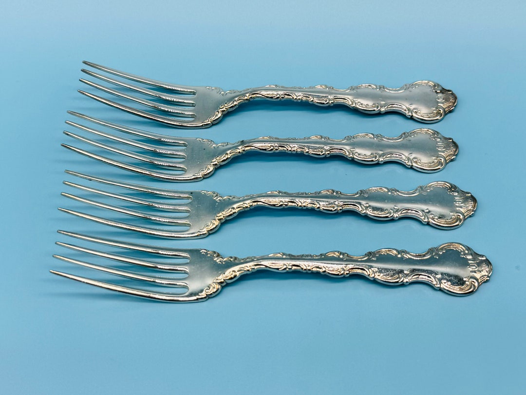 Birks Regency Plate Louis De France 7" Forks(set of 4) Silverplated - Etsy
