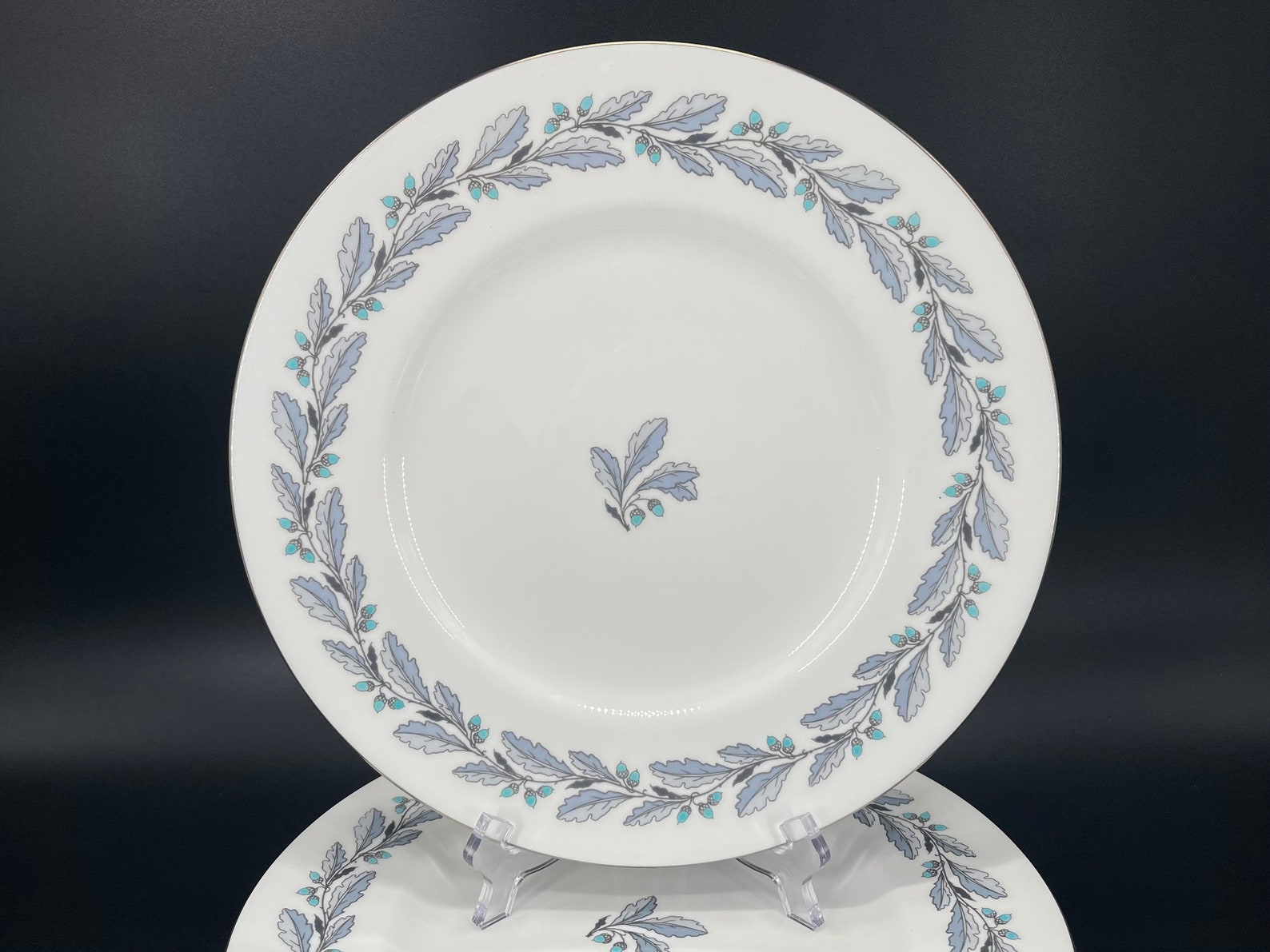Minton Elizabethan Oak Dinner Plate X 4 Bone China England - Etsy