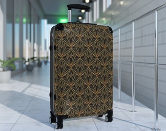 Art Deco Cabin Suitcase - Etsy