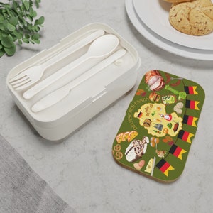 Bento Lunch Box Lunch Box German Food Bright German Lunch - Etsy