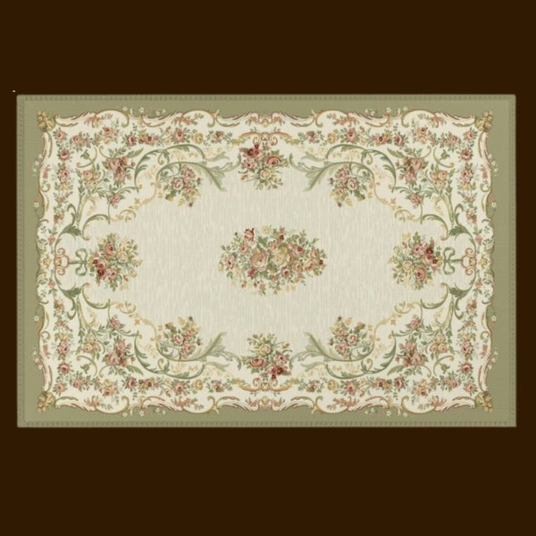 Shabby Chic Rug - Etsy