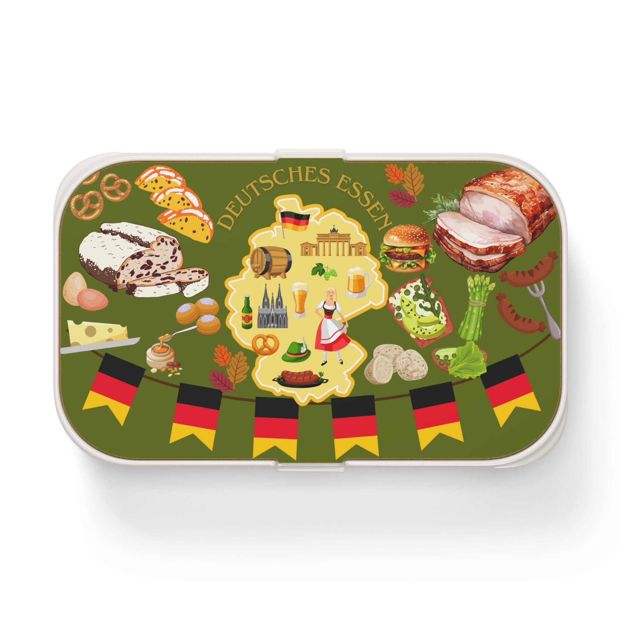 Bento Lunch Box Lunch Box German Food Bright German Lunch - Etsy