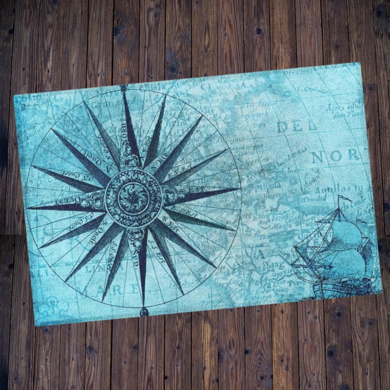 Nautical Rug - Etsy