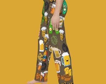 Beer Pajama Pants Men - Etsy