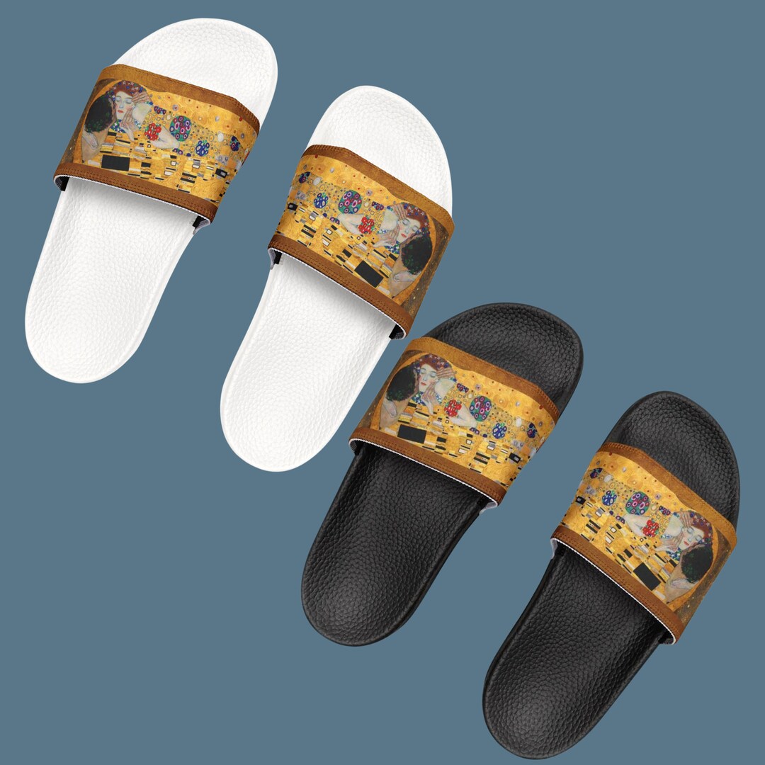 Men's Removable-strap Sandals, Men's Sandals With a Fragment of Klimt's ...