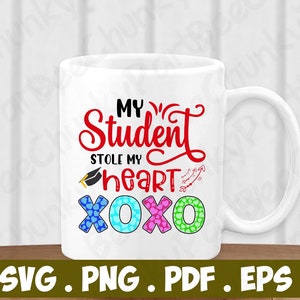Teacher Valentine SVG Bundle, Teacher Life SVG, Love SVG, School Svg ...
