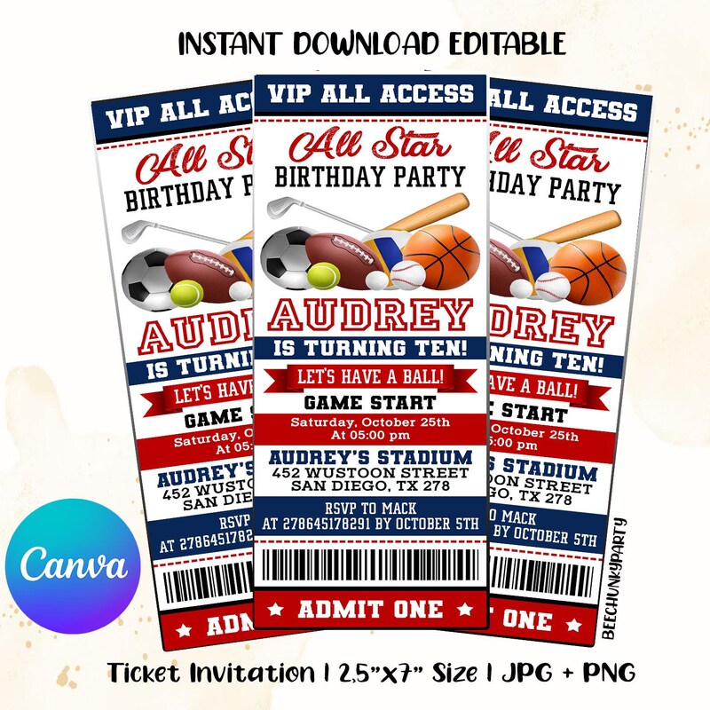 All Star Birthday - Etsy