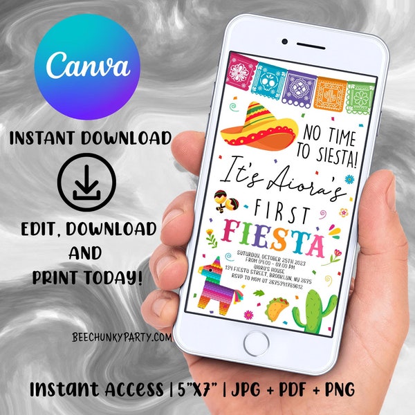Fiesta Invite - Etsy