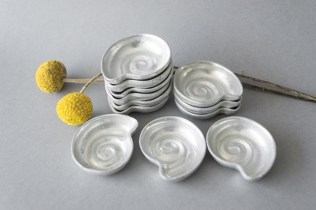 Vintage Seashell Baking Molds 6 Pairs Aluminum Cookie Pans Rustic Decor ...