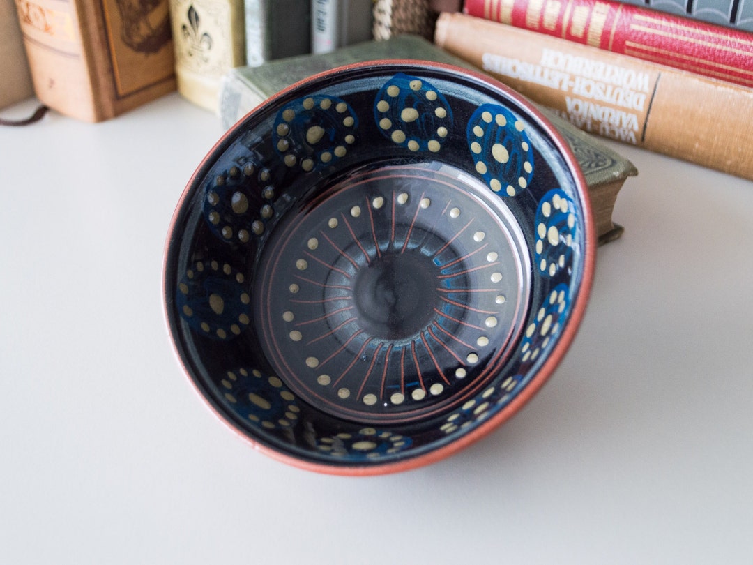 Ceramic Bowl Norway Pottery Hand Painted Scandinavian Design - Etsy