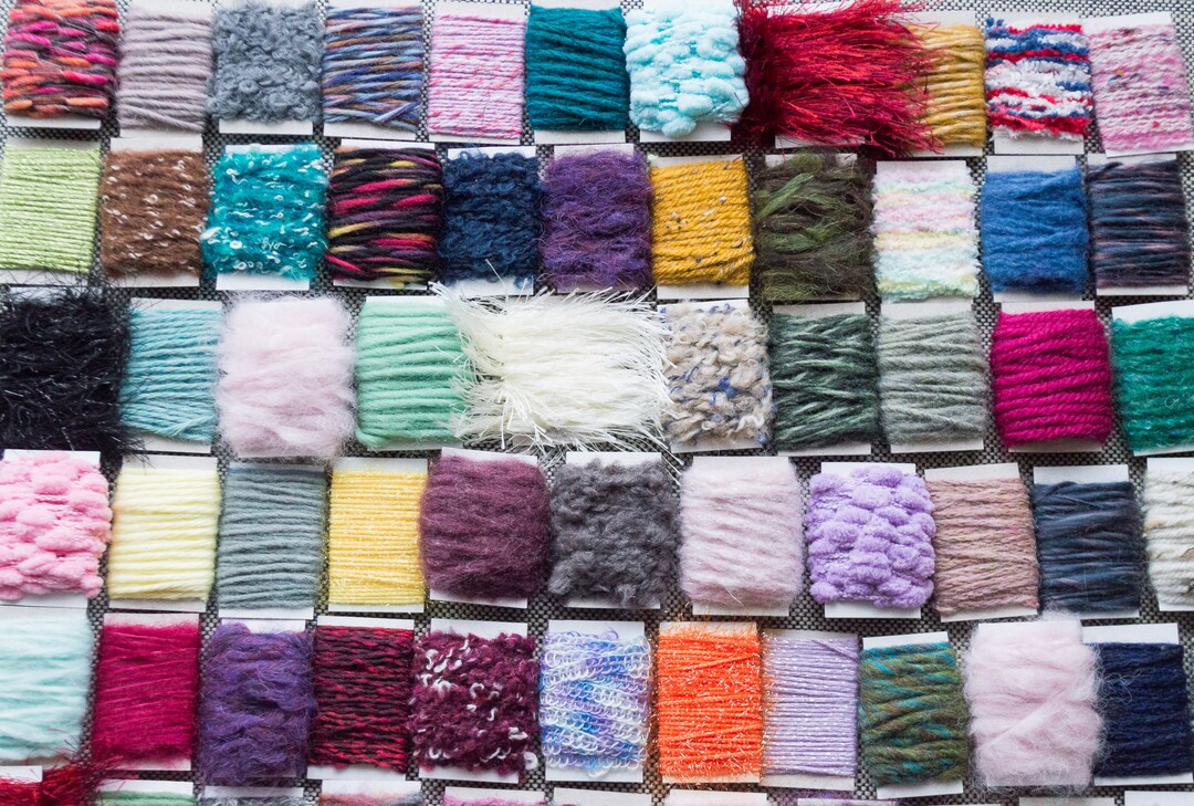 Yarn Grab Bag, 3m Each Sample, Random Mix Fiber Pack Small Project ...