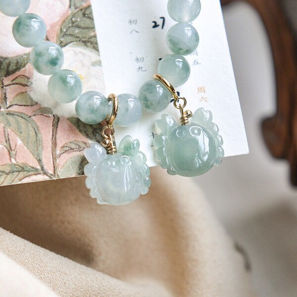 Jadeite Crab Charm - Etsy