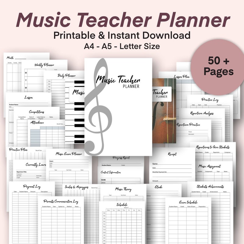 Teacher Planner - Etsy