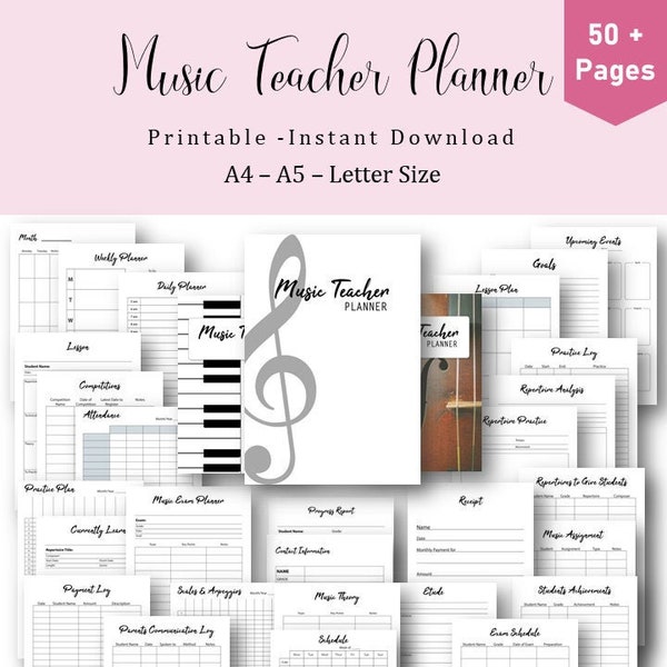Teacher Planner - Etsy
