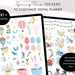 300 Spring Time Digital Planner Sticker Set March April May Easter ...
