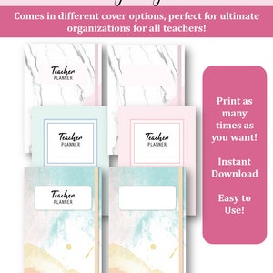 Teacher Planner Printable Teaching Journal Classroom & - Etsy Canada