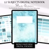 300+ Beautiful Floral Digital Planner Sticker Set | Spring Flower ...