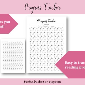 Reading Tracker Printable Bookshelf Printable Reading List - Etsy