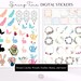 300 Spring Time Digital Planner Sticker Set March April May - Etsy