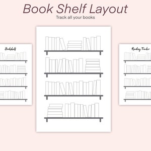 Reading Tracker Printable Bookshelf Printable Reading List, Reading ...