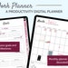 Digital Work Planner Hyperlinked Goodnotes iPad Digital Meeting Notes ...