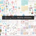 300 Spring Time Digital Planner Sticker Set March April May Easter ...