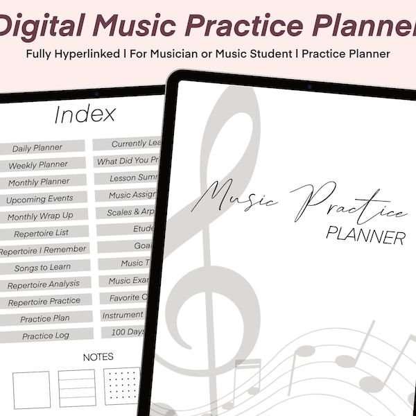 Violin Planner - Etsy