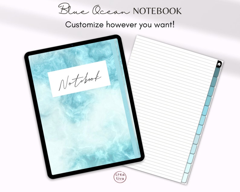 12 Subjects Hyperlinked Digital Notebook With Bonus Digital - Etsy