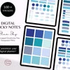 300+ Beautiful Floral Digital Planner Sticker Set | Spring Flower ...