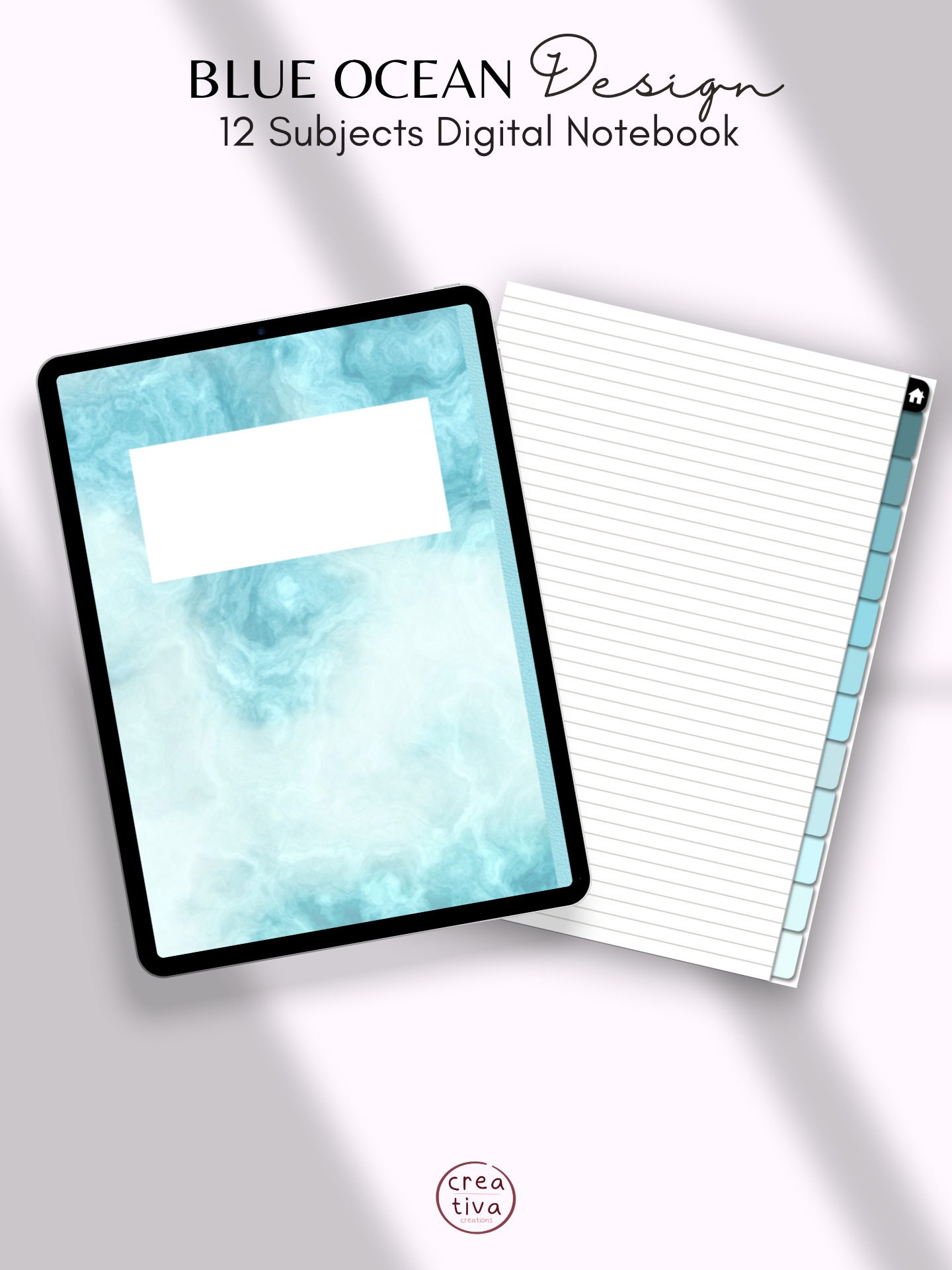 12 Subjects Hyperlinked Digital Notebook With Bonus Digital - Etsy