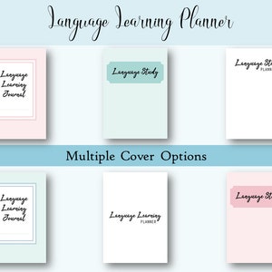 Language Study Planner Printable Language Learning Journal - Etsy