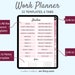 Digital Work Planner Hyperlinked Goodnotes iPad Digital Meeting Notes ...