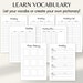 Language Study Planner Printable, Language Learning Journal, Language ...