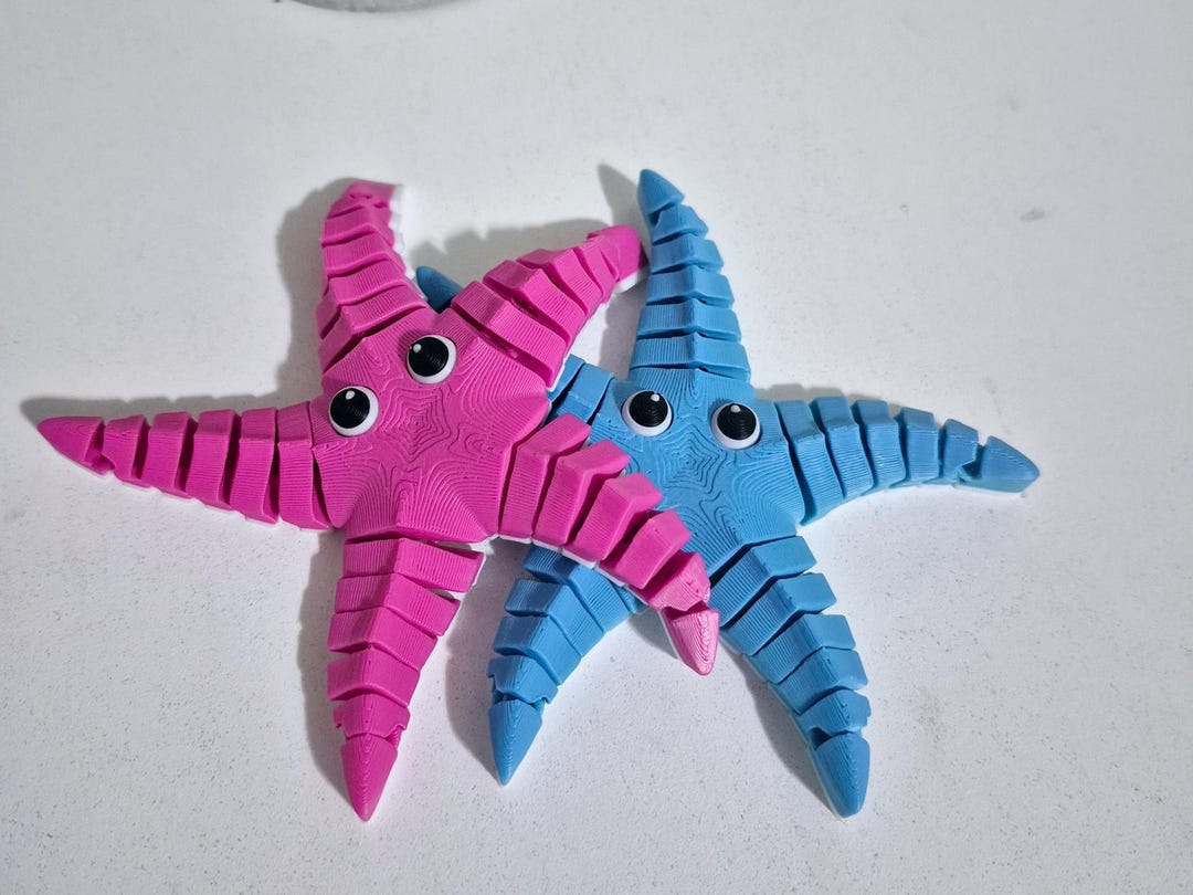 Articulated Starfish Fidget Toy – Flexible, Fun, and Stress-relieving ...