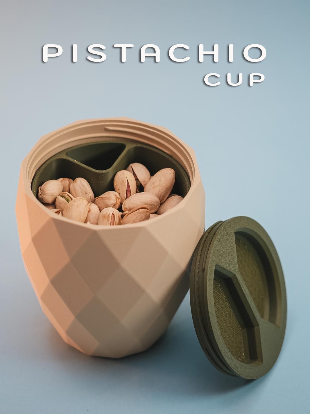 Pistachio Cup - Stylish Snack Bowl With Built-in Shell Holder | Unique ...