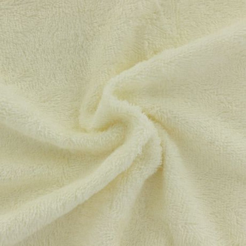 Ecru Bamboo Sponge Fabric sold by 20cm on 150cm Width - Etsy