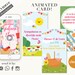 Picnic Party Animated Card - Etsy