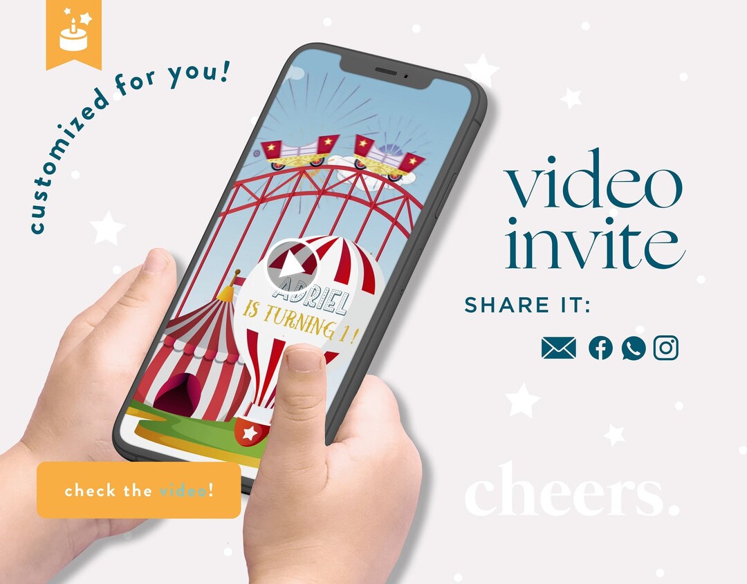 Circus Carnival Invitation - Etsy