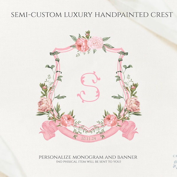 Pink Monogram - Etsy