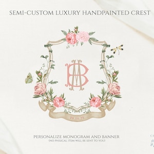 Monogram Crest - Etsy