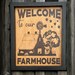 Rustic Farmhouse Welcome Sign Handcrafted Wood-burned Decor for Country ...