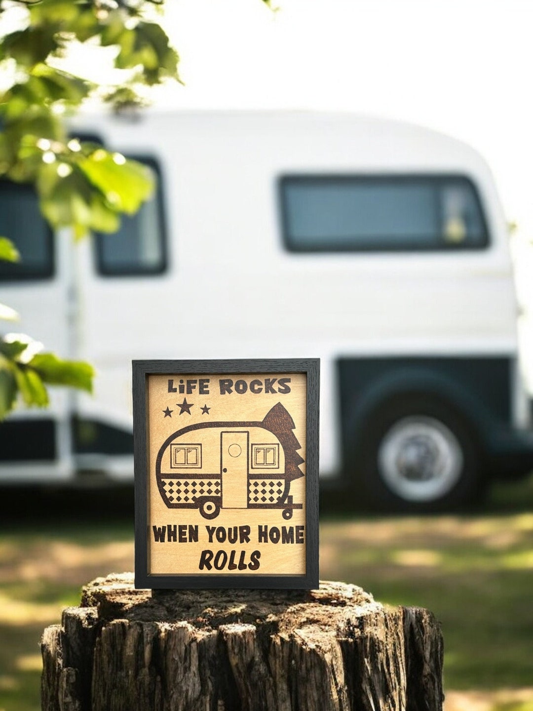 Handmade Wood Burned RV Camping Sign Outdoor Decor Gift - Etsy