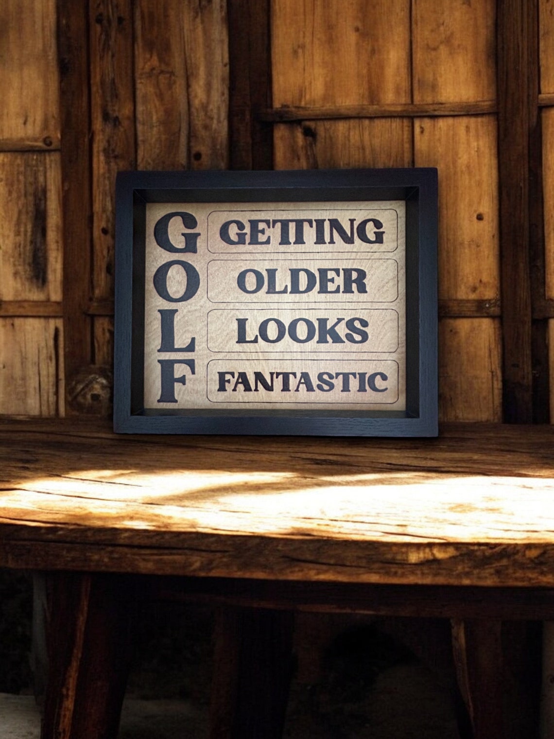 Funny Wood Burned Golf Sign - Handmade Decor for Enthusiasts - Etsy
